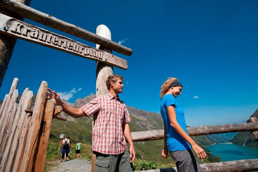 Visiting the high mountain reservoirs in Kaprun